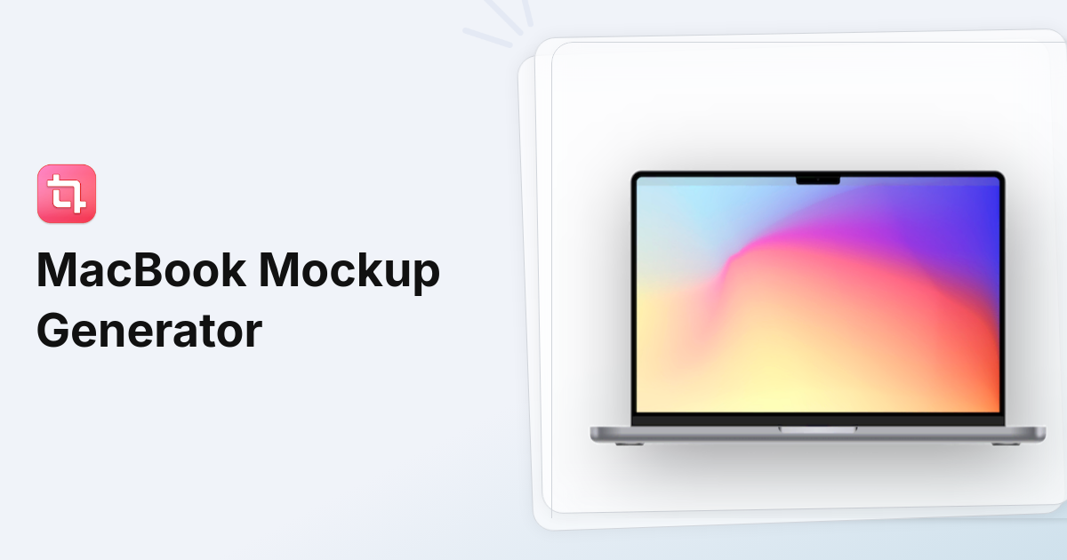 MacBook Mockup Generator
